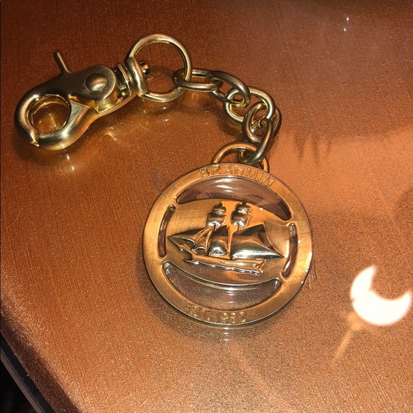 Brahmin | Accessories | Brahmin Signature Heritage Medallion Keychain ...
